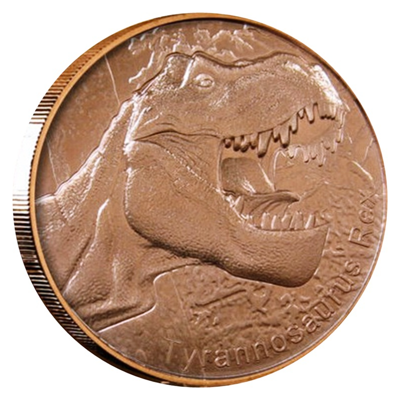 1 Unze Copper Round - T-REX - Tyrannosaurus Rex - 999,99 AVDP - Aurin ...