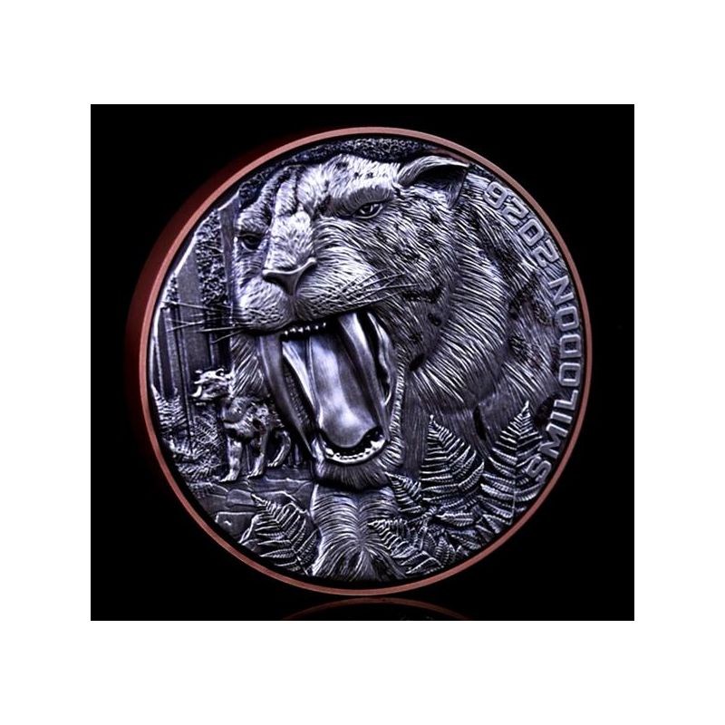 155 g Vanuatu 2026 - SMILODON / SÄBELZAHTIGER - Predator - Double Sil, 99,50