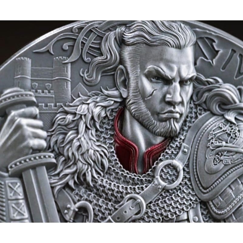 NEU ** 2 oz Kamerun 2026 WALHALLA - IVAR der KNOCHENLOSE / IVAR the B ...